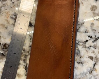 Roper Wallet, Cowboy Wallet, Custom Leather Tooled Wallet, Gift, Unique ...