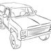 Hand-drawn Car Art Unique Hand-drawn Illustration, Personalized Digital ...