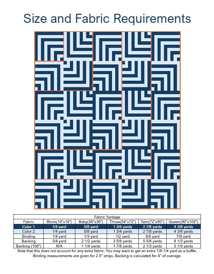 Opti Quilt Pattern: Modern Optical Illusion Blanket (instant Download ...