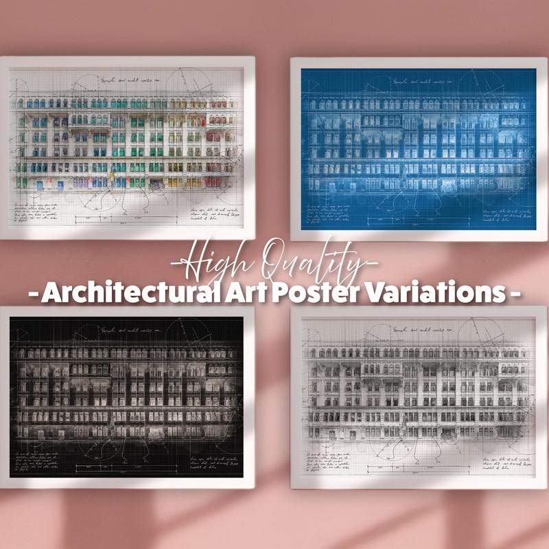 Blueprint Wall Art - Etsy