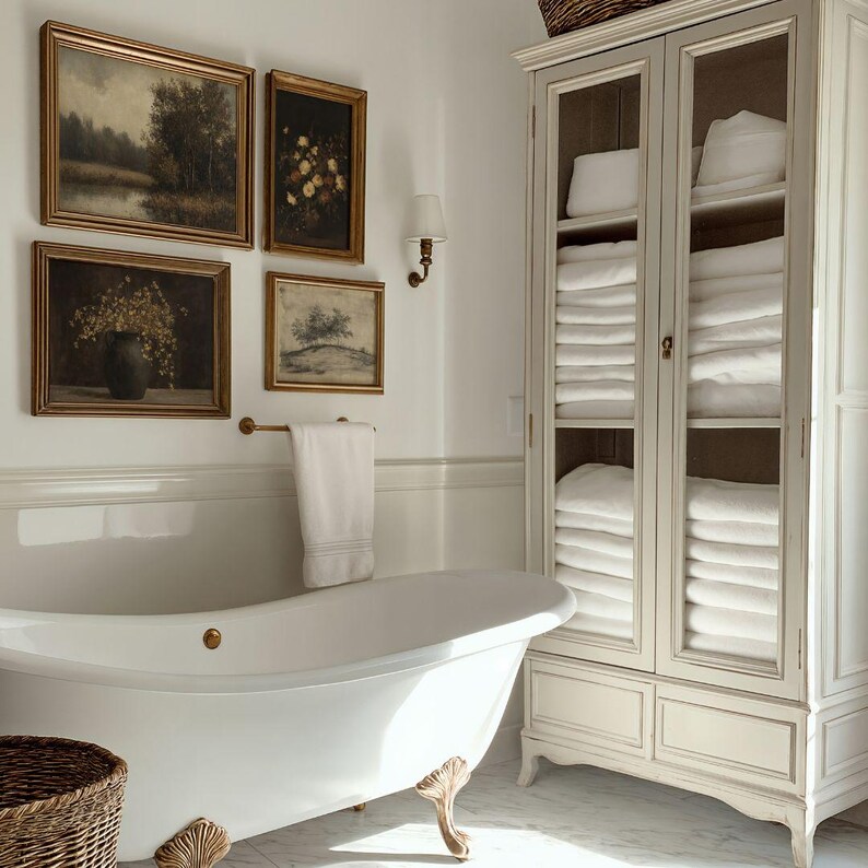 Vintage Fall Gallery Wall Set - Rustic Autumn Farmhouse Decor, Warm ...