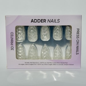 3D Printed Press on Nails - Facet Fantasy - Etsy