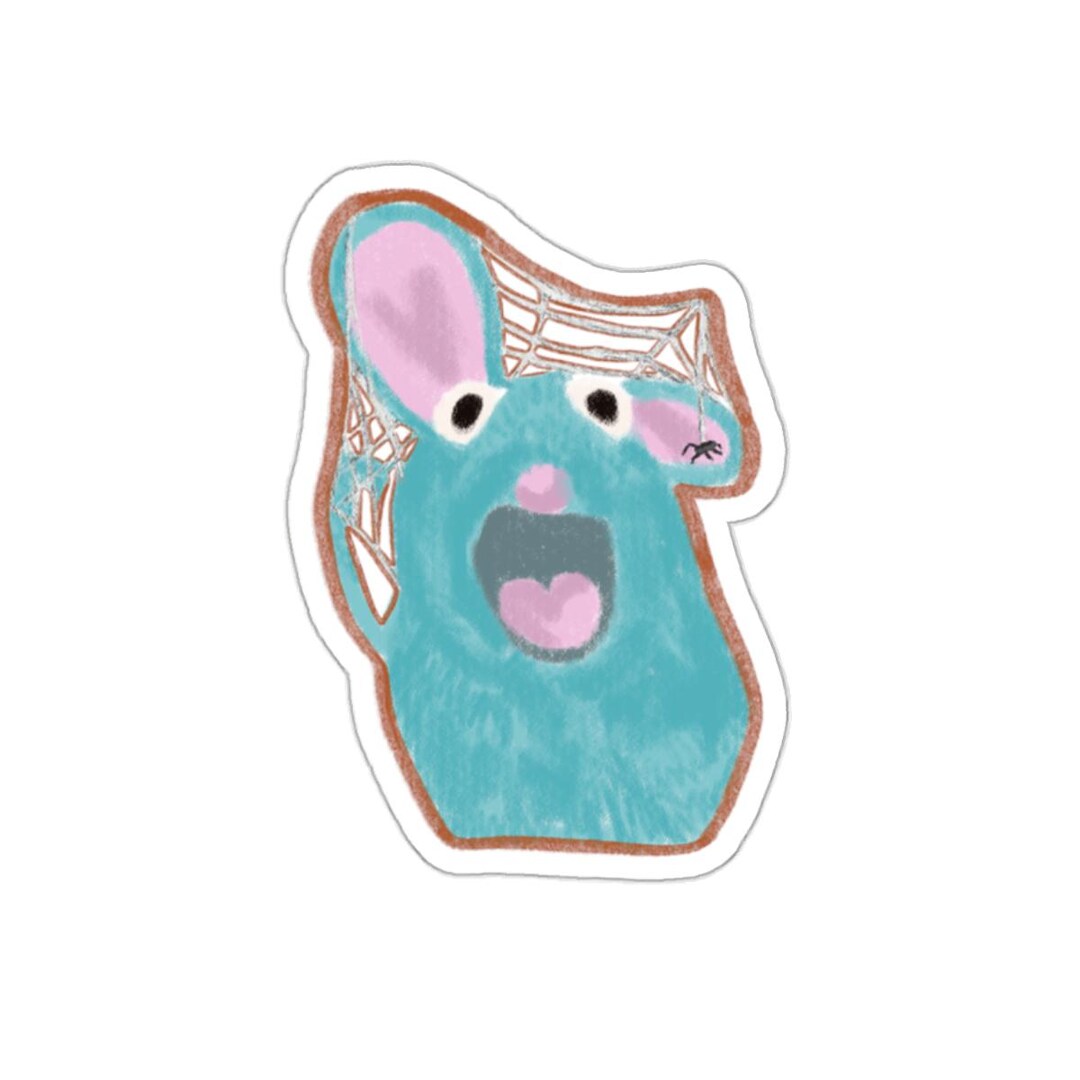 Tutter Blue Mouse Kiss-cut Stickers - Etsy