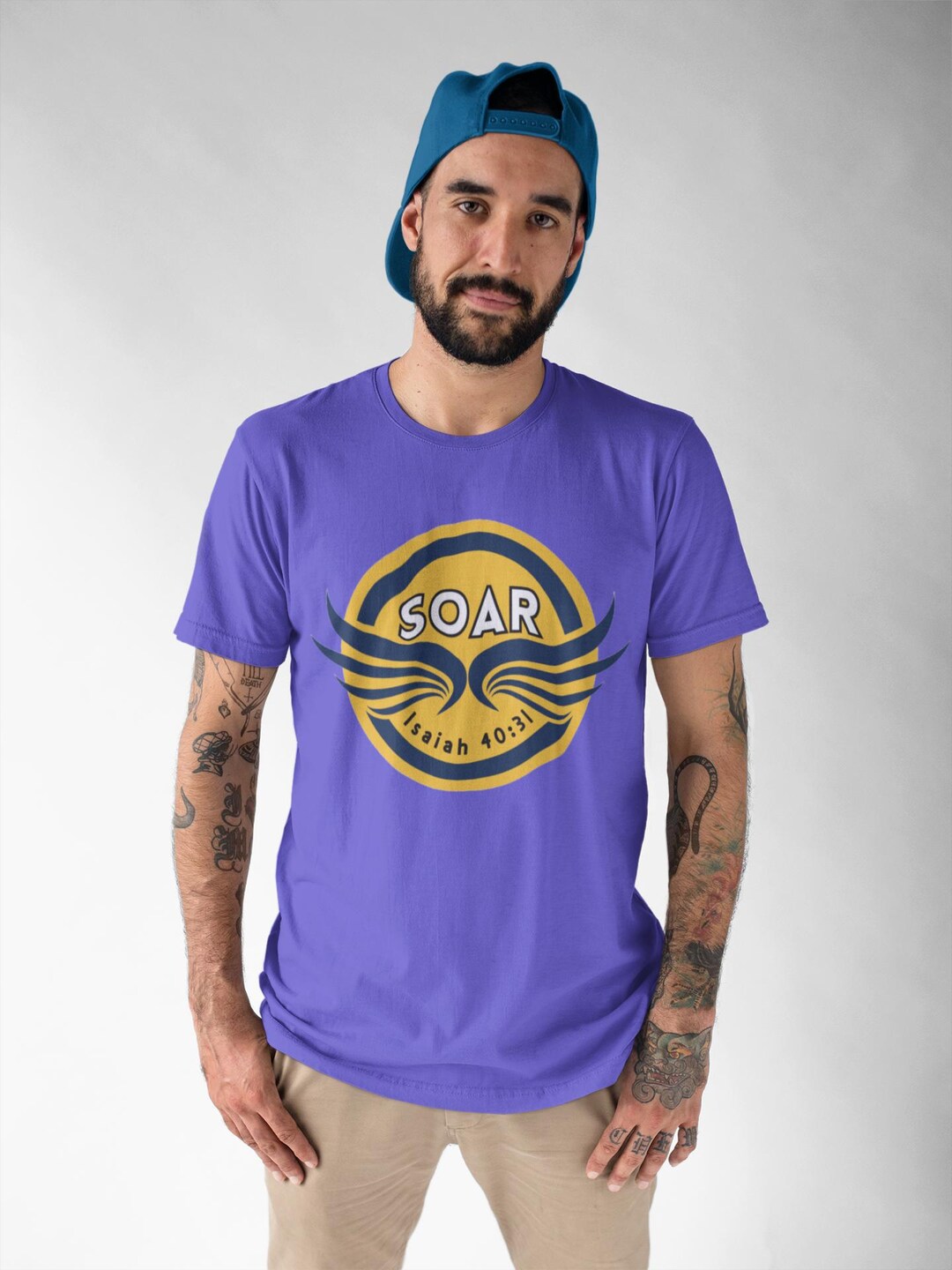 Soar T-shirt, Isaiah 40:31, Wings Like an Eagle, Inspirational ...
