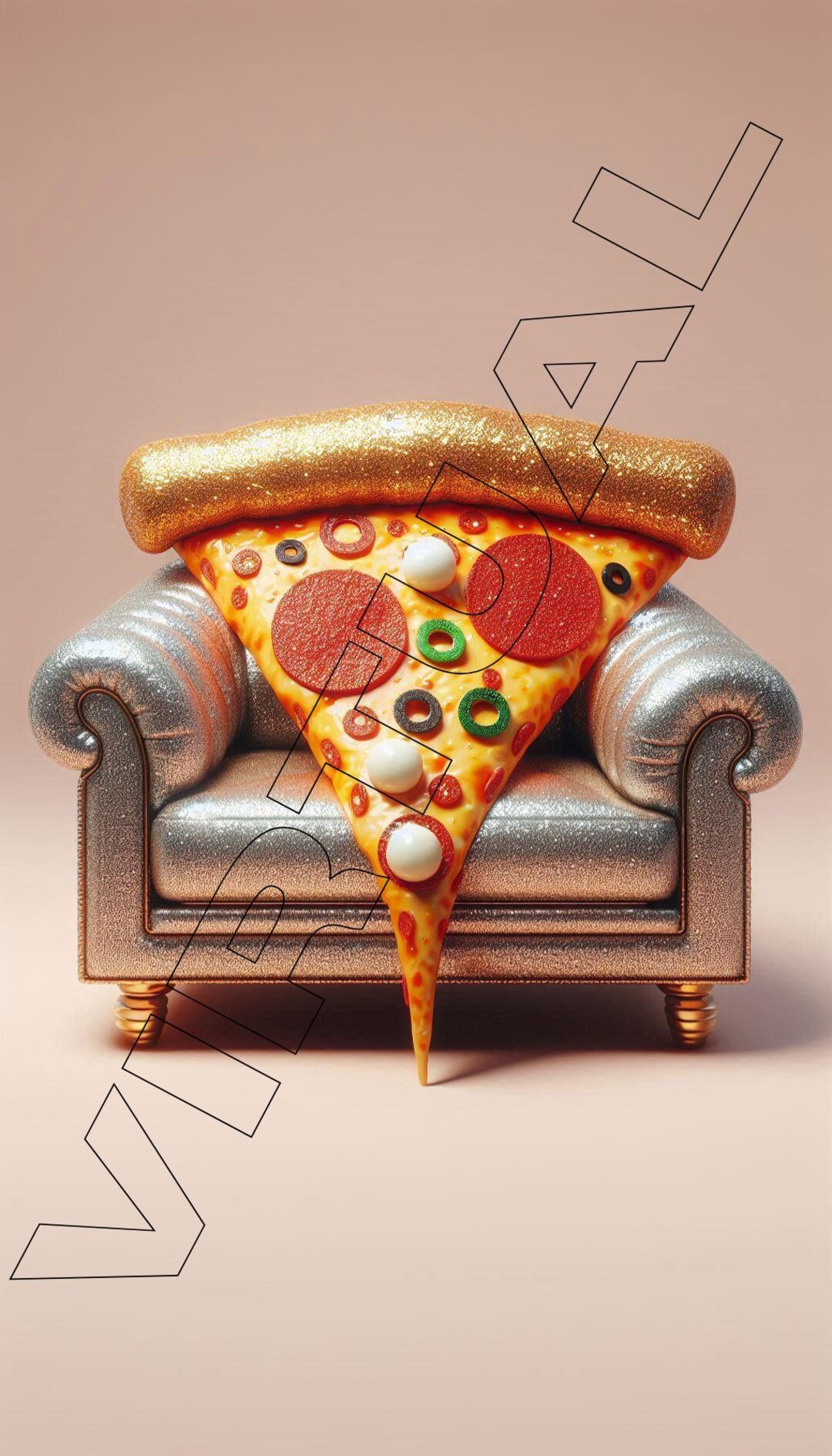 Pizza Sofa Art - Etsy