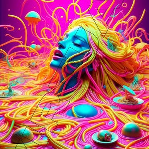 Surrealism Girl Art - Etsy