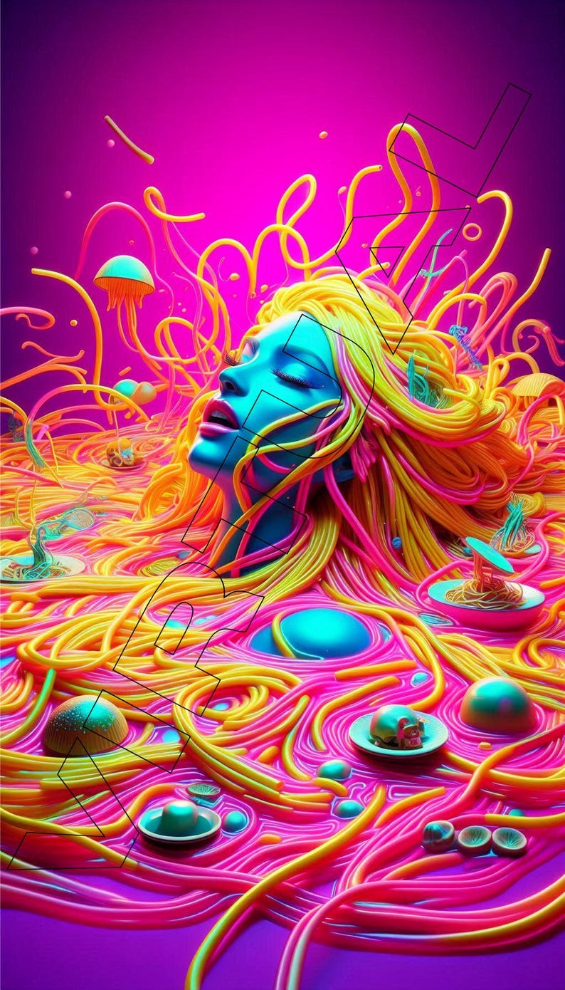Surrealism Girl Art - Etsy