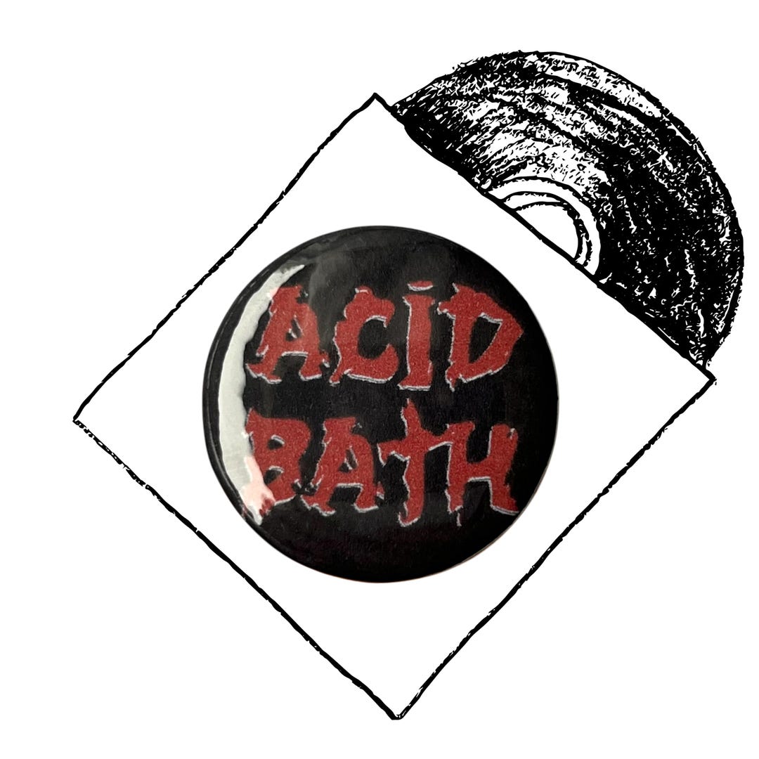 Acid Bath Band Badge - Etsy