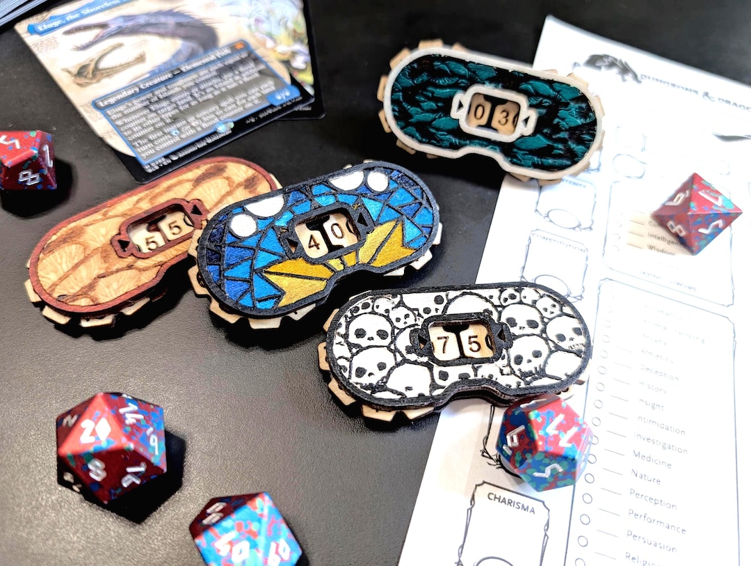 Hit Point Counter – MTG Commander, Dnd Health Tracker - Etsy