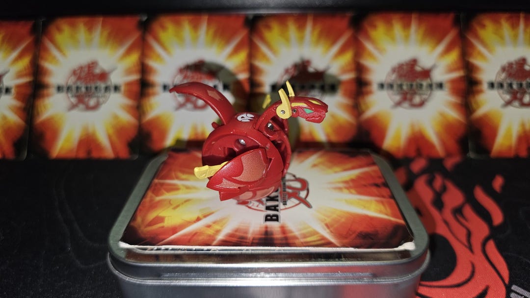 Bakugan Pyro Dragonoid Pyrus - Etsy