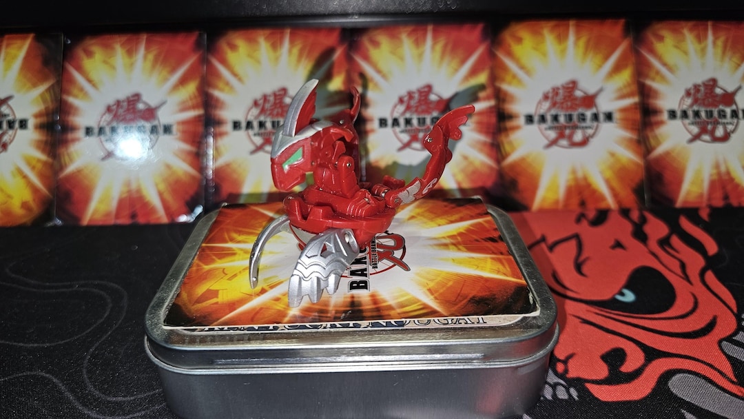 Bakugan Metchtitanium Surge Pyrus Radizen 950G Spin Master/sega - Etsy