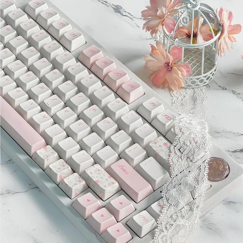 Flower Dreams Keycap Set : MX Profile, 105 Keys, PBT - Etsy