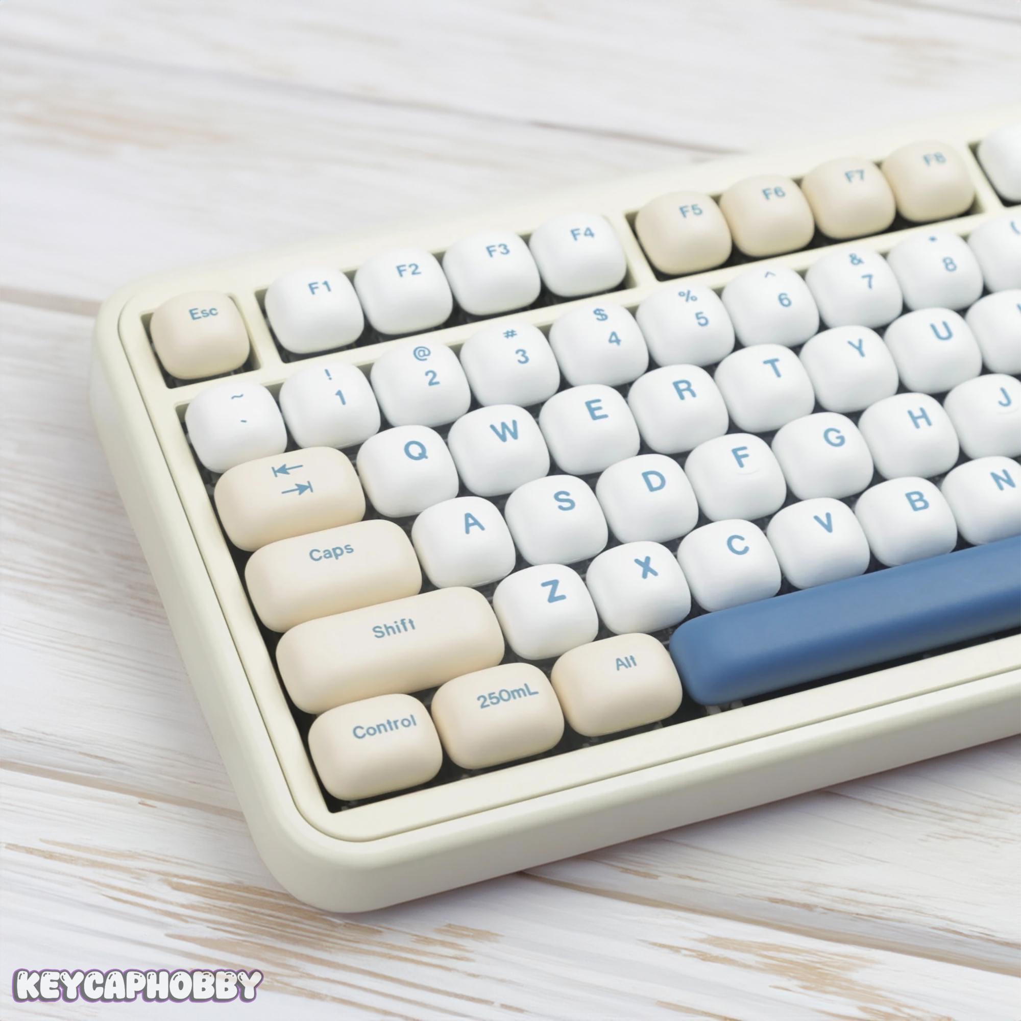 Blue Themed Custom Keycap Set: 140 PBT Keys, MX Switch - Etsy UK