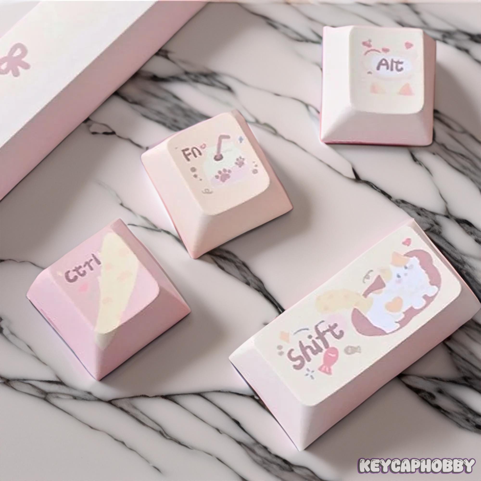 Kitten House Keycap Set | PBT, MX Switch, 137 Keys - Etsy