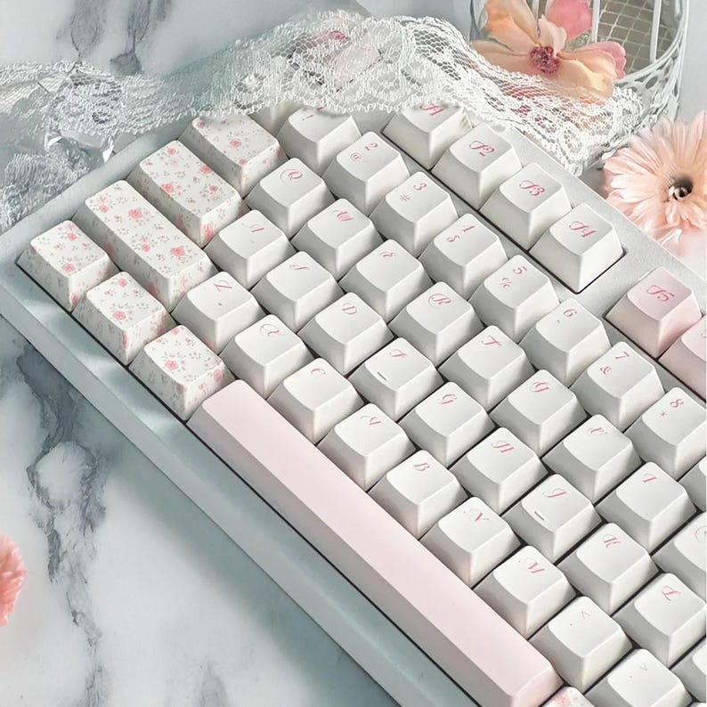 Flower Dreams Keycap Set : MX Profile, 105 Keys, PBT - Etsy