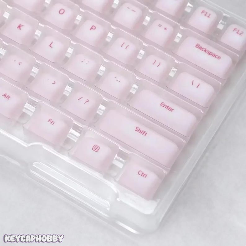 Gummy Translucent Keycap Set: 113 PBT Keys, MX Profile - Etsy