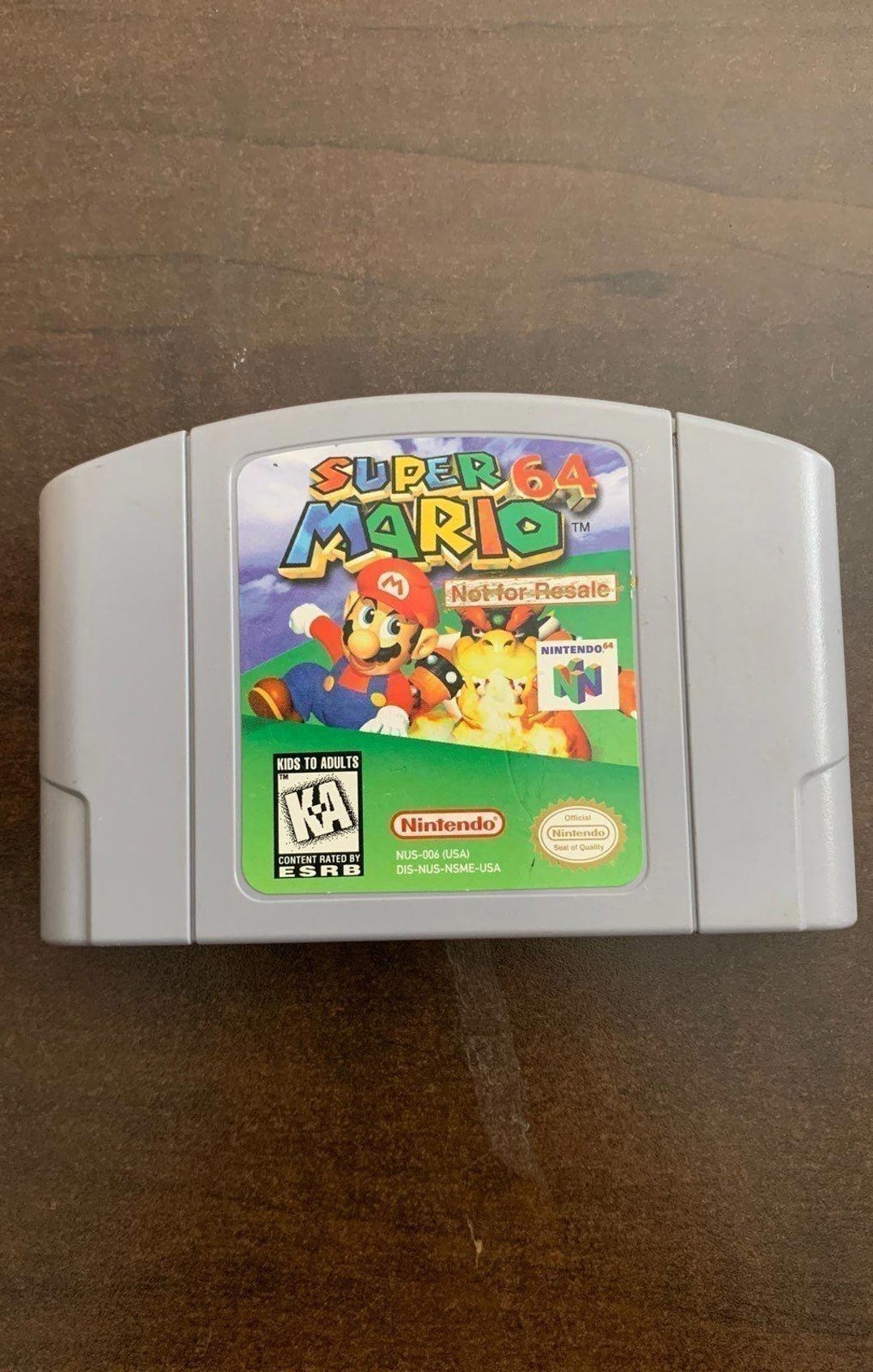 Super Mario 64 Not for Resale NFR Nintendo 64 - Etsy