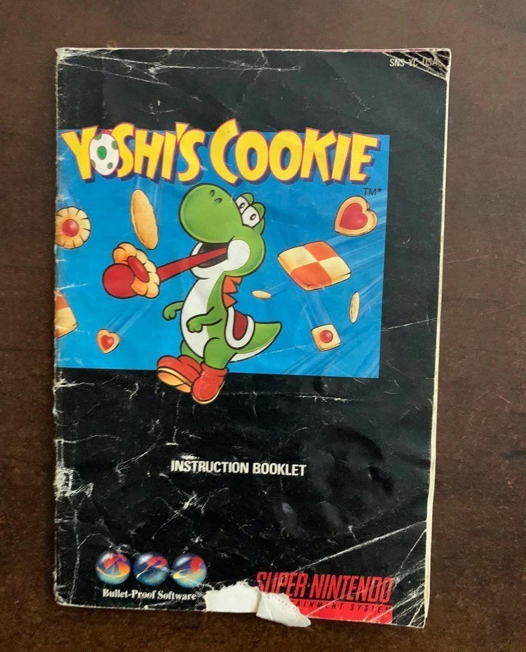 Yoshi's Cookie for Super Nintendo Snes MANUAL ONLY - Etsy