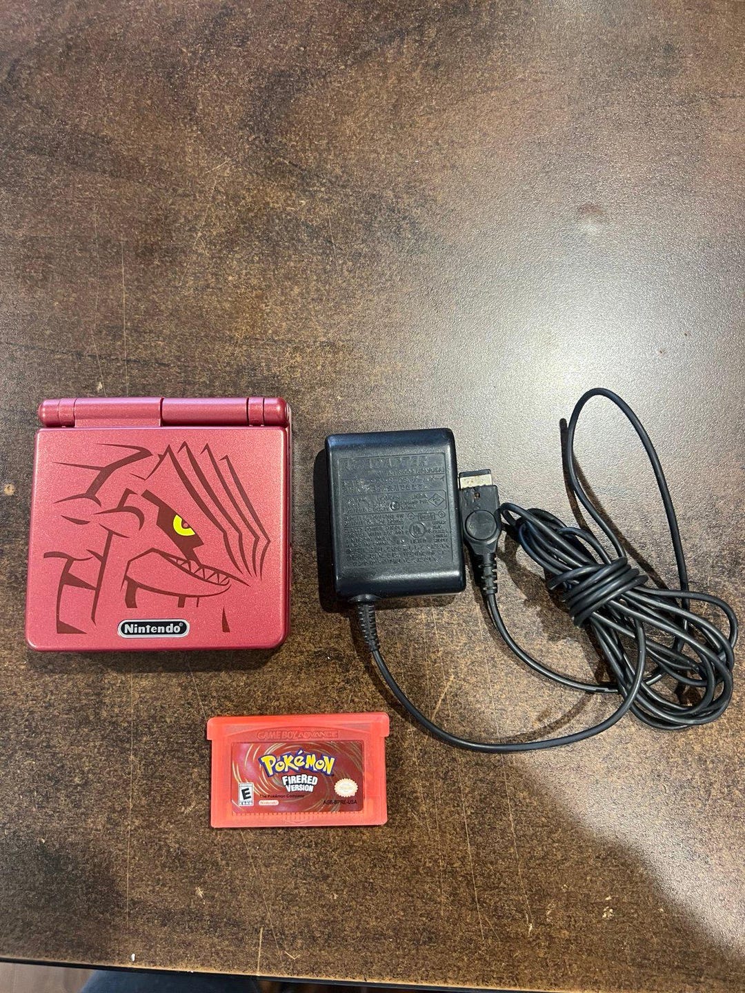 Nintendo Gameboy Advance SP Groudon Pokemon - 1 Backlight & Free Game ...