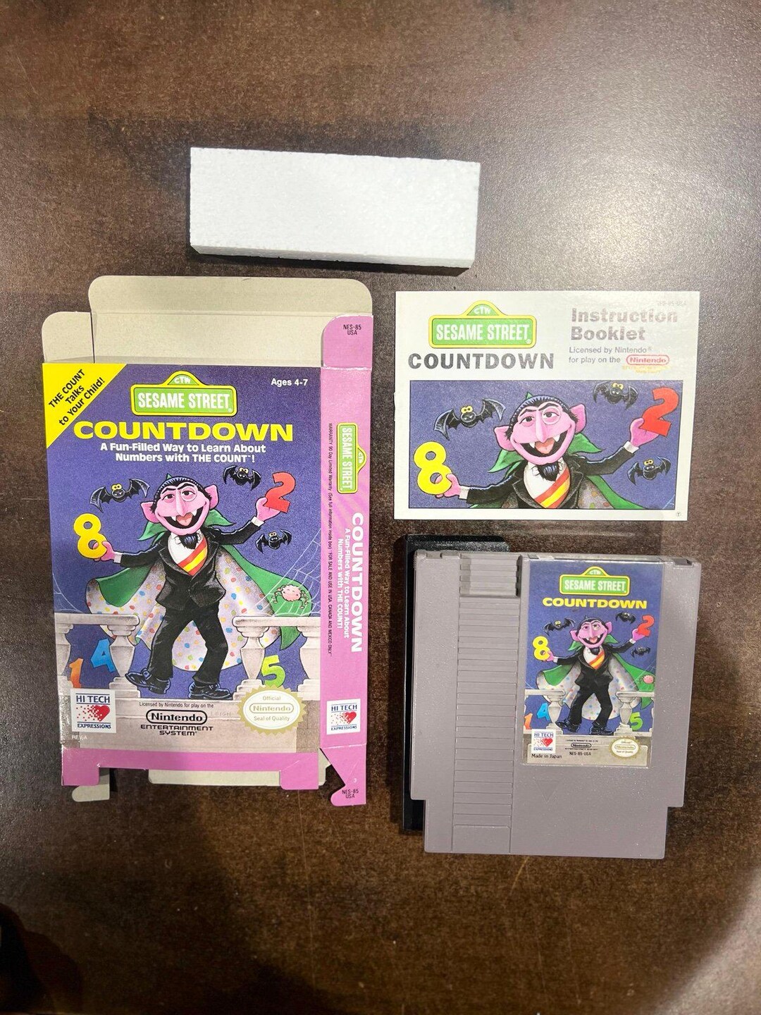 Sesame Street Countdown Nintendo NES Complete in Box CIB MINTY - Etsy