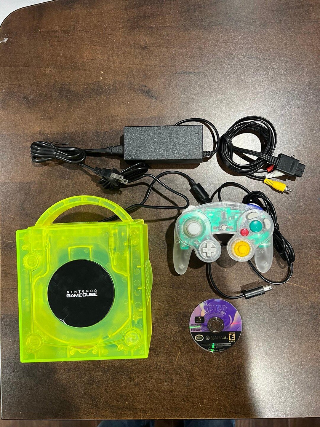 Nintendo Gamecube Console Neon Green With 1 Game Spyro the Dragon ...