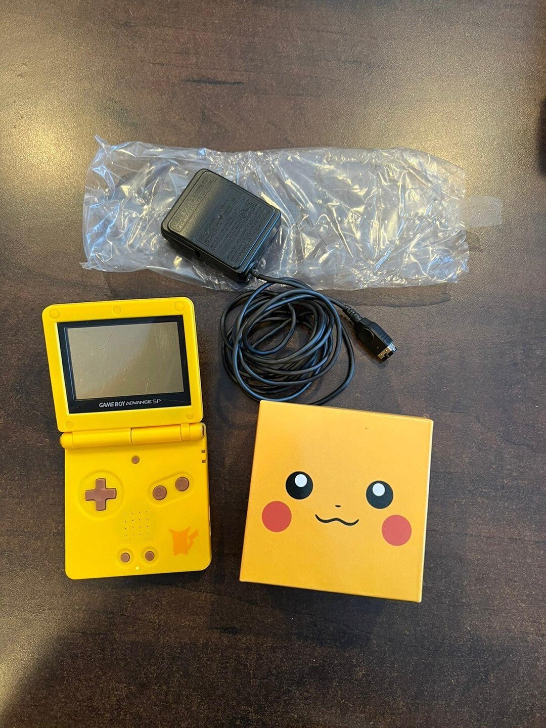Nintendo Gameboy Advance SP Pokemon Center Pikachu Limited Edition With ...