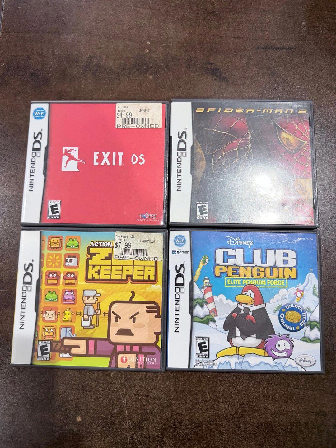 Nintendo DS Lot of 4 Game Cases & Manuals Only - NO GAMES! - Etsy