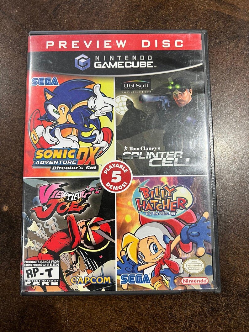 Nintendo Gamecube Preview Disc With Manual - Complete! - Etsy