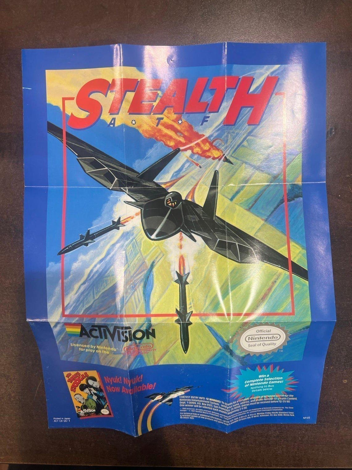 Nintendo Nes Poster Stealth Atf ACT-LH-US-1 - Etsy