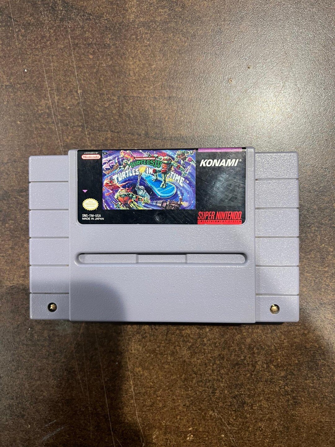 Turtles IV Turtles in Time for Super Nintendo SNES - Etsy