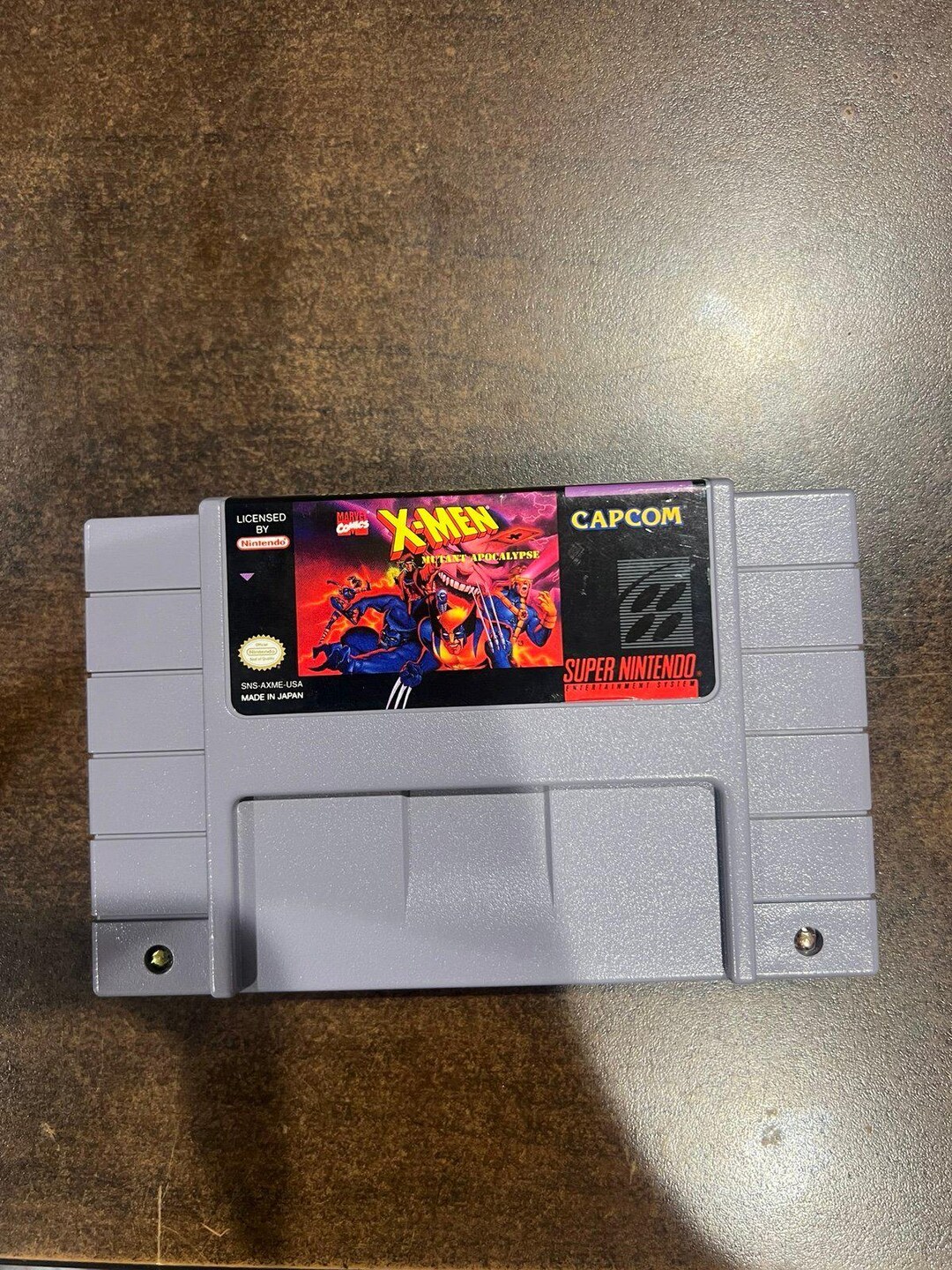 X-men Mutant Apocalypse Super Nintendo SNES Minty Front - Etsy