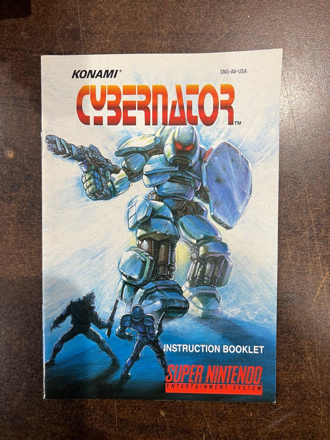 Cybernator Super Nintendo SNES Manual Only - Minty - Etsy