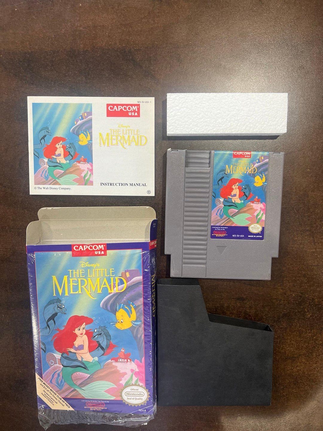 The Little Mermaid Nintendo Nes Complete CIB - EXCELLENT SHAPE! - Etsy