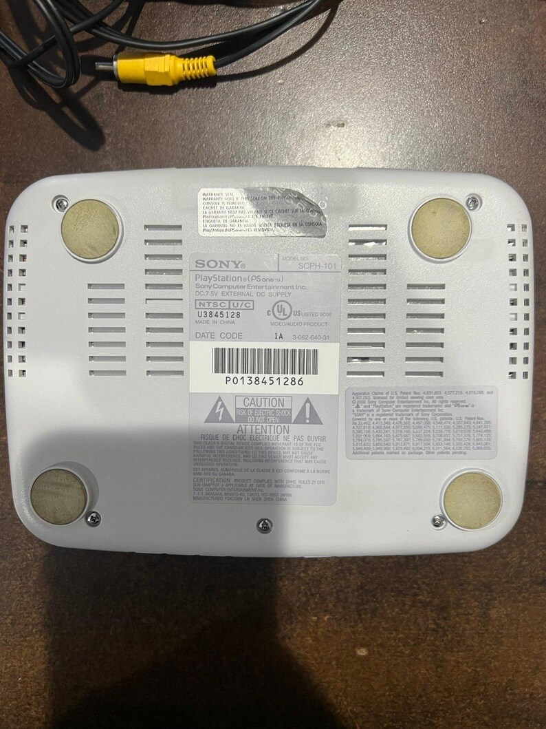 Sony Psone PS1 Slim Console and AC Cable for Parts Sold AS IS Only - Etsy