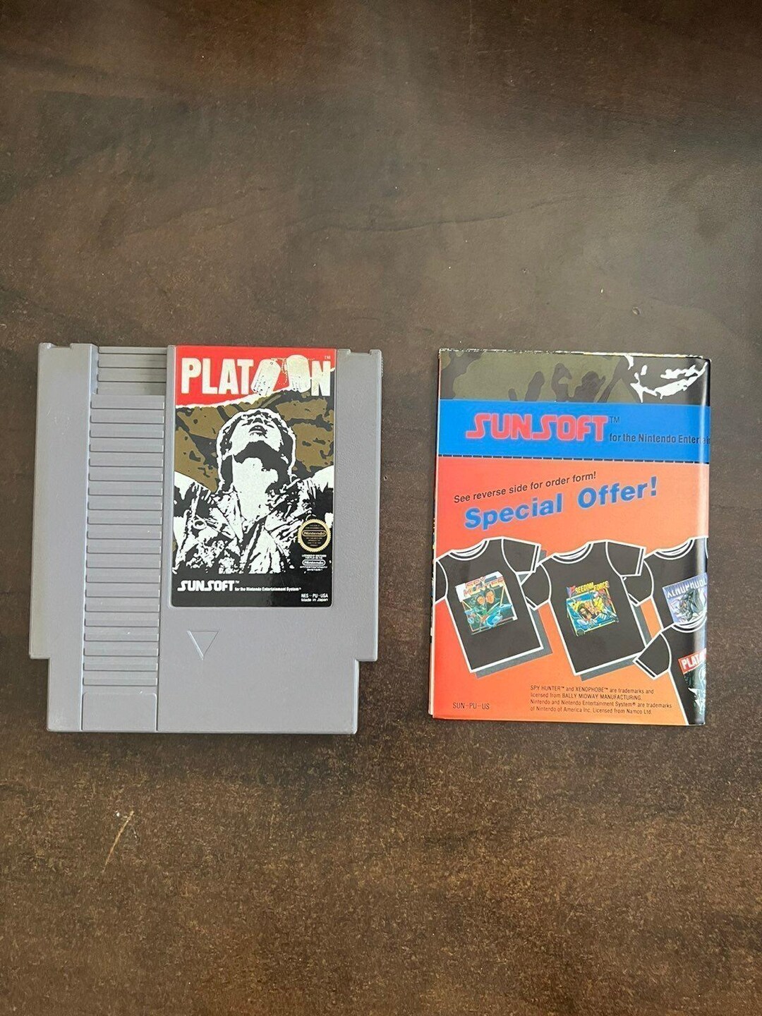 Platoon Nintendo NES With RARE Poster on Nintendo NES - Etsy