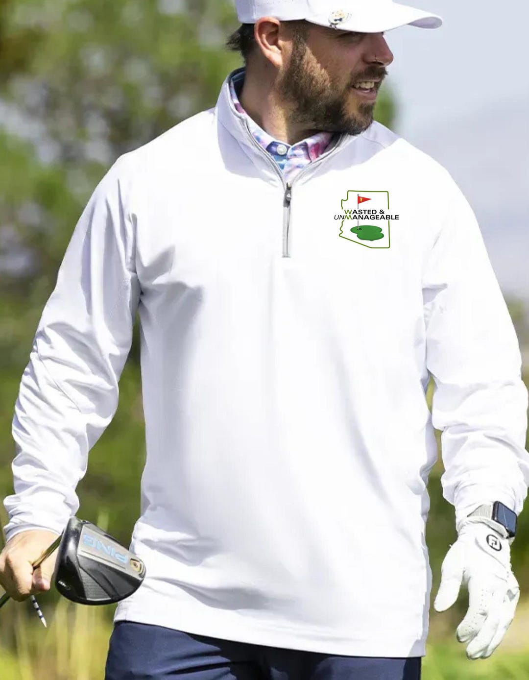 Quarter-zip Pullover, Waste Management Golf Tournament, Wasted ...