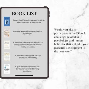 Book Reading Planner, Personal Growth Planner, Reading Tracker and ...