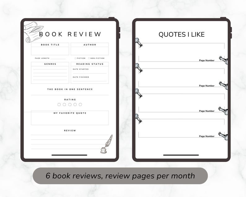 Regular Reading Planner Reading Planner, Tracker: Monthly Lists Weekly ...