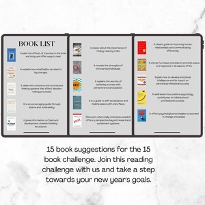 Book Reading Planner, Personal Growth Planner, Reading Tracker and ...