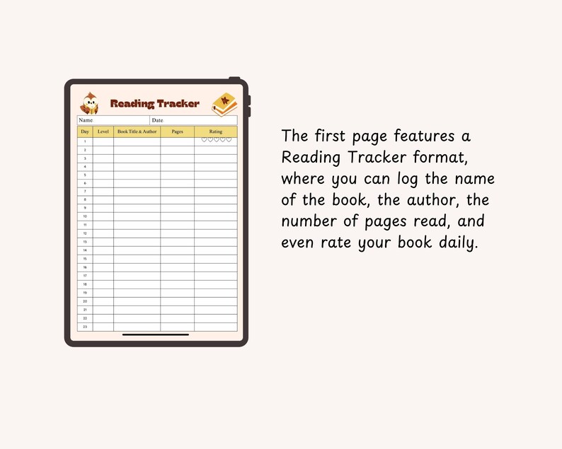 Reading Tracker for Books You've Read | Organize Your Reading | Reading ...