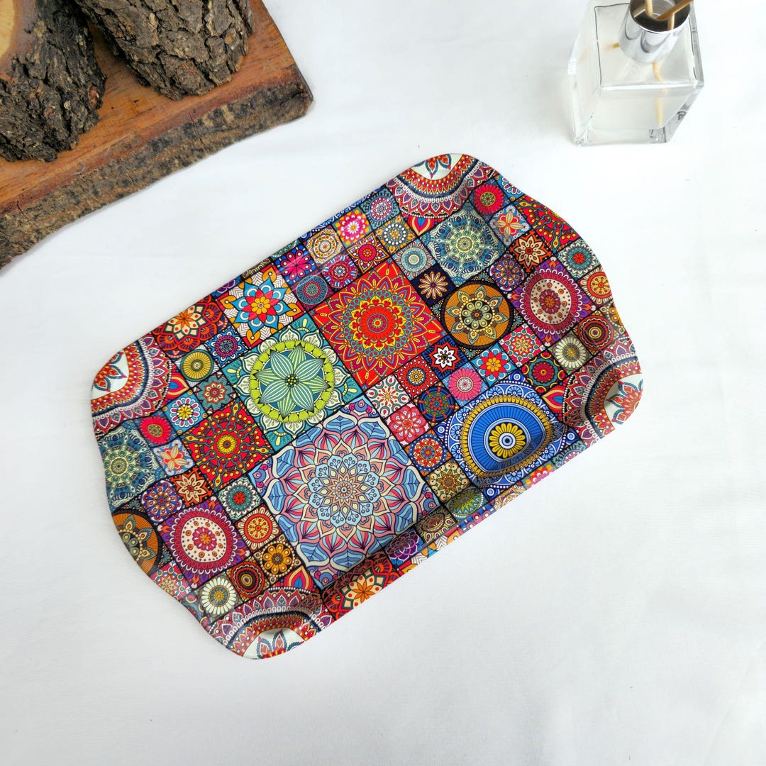 Small Metal Trays, Decorative Trays, Coffee Tea Serving Tray, Turkish ...