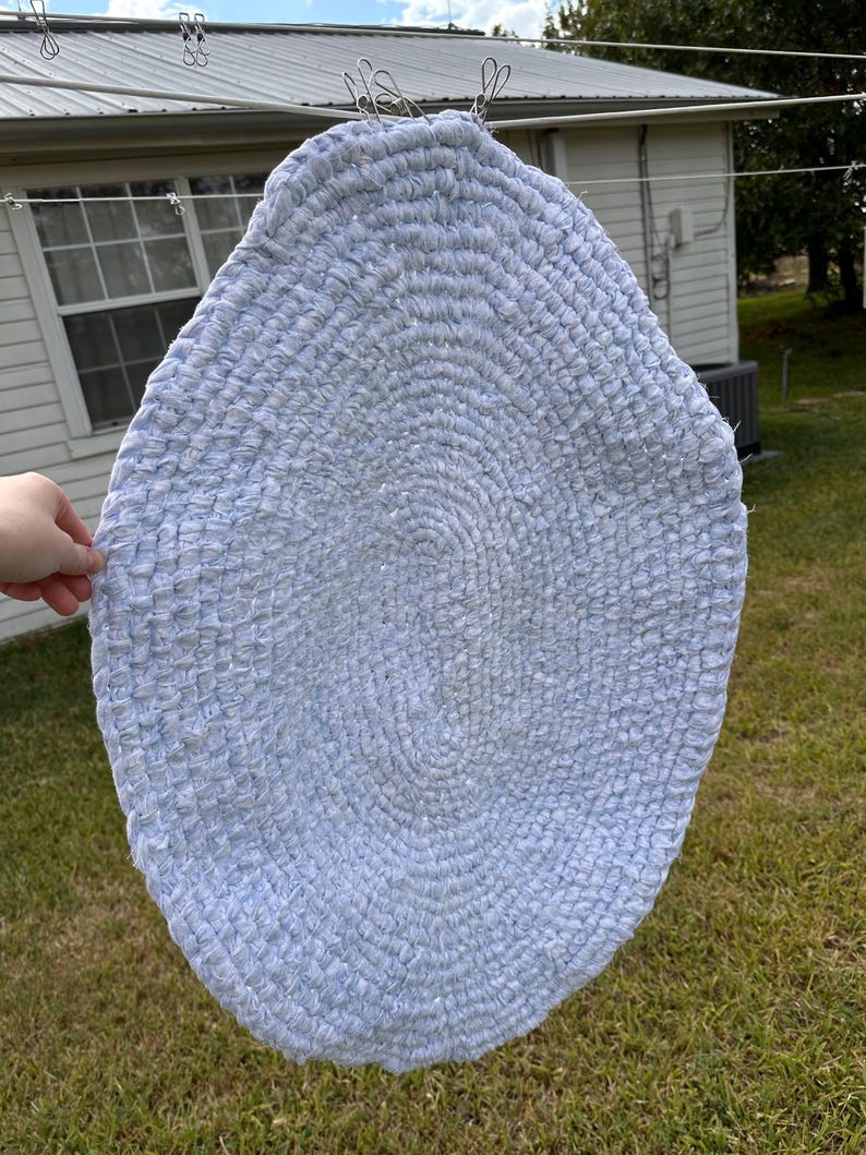 Amish Knot Rug / Handmade Rag Rug / 100% Cotton / Machine Washable ...