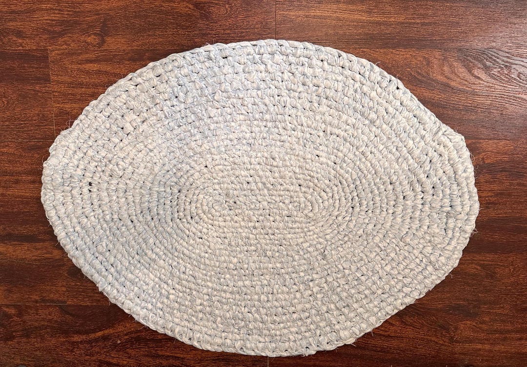Amish Knot Rug / Handmade Rag Rug / 100% Cotton / Machine Washable ...