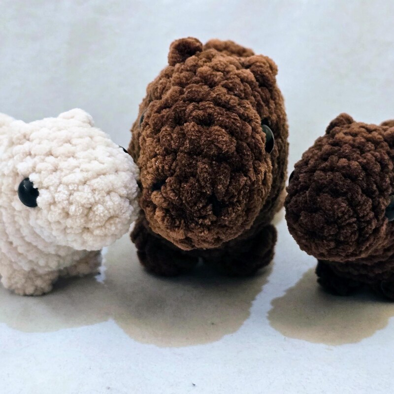 Capybara Teddy - Etsy UK