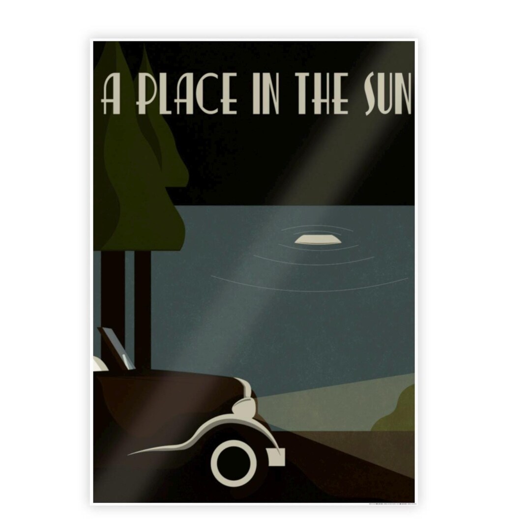 A Place in the Sun Classic Movie Poster, 23 X 33in Vertical Print - Etsy