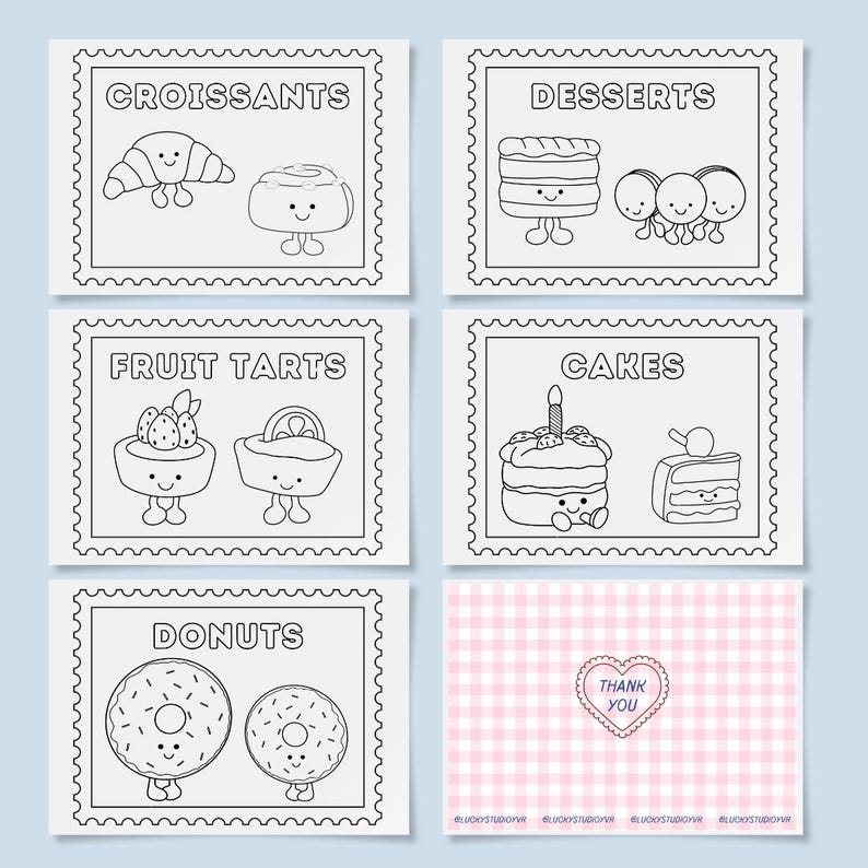 Jellycat Inspired Coloring Pages | Cute Printable Art | Bold Designs ...