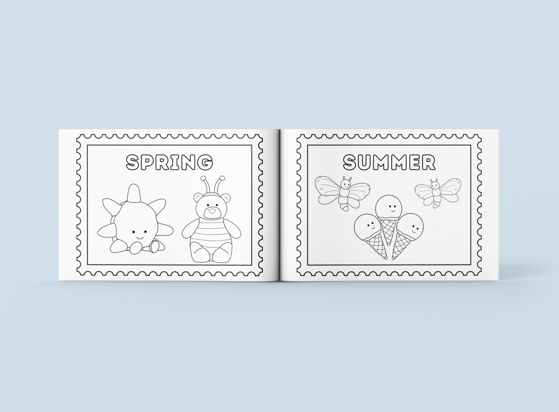 Jellycat Inspired Coloring Pages | Cute Printable Art | Bold Designs ...