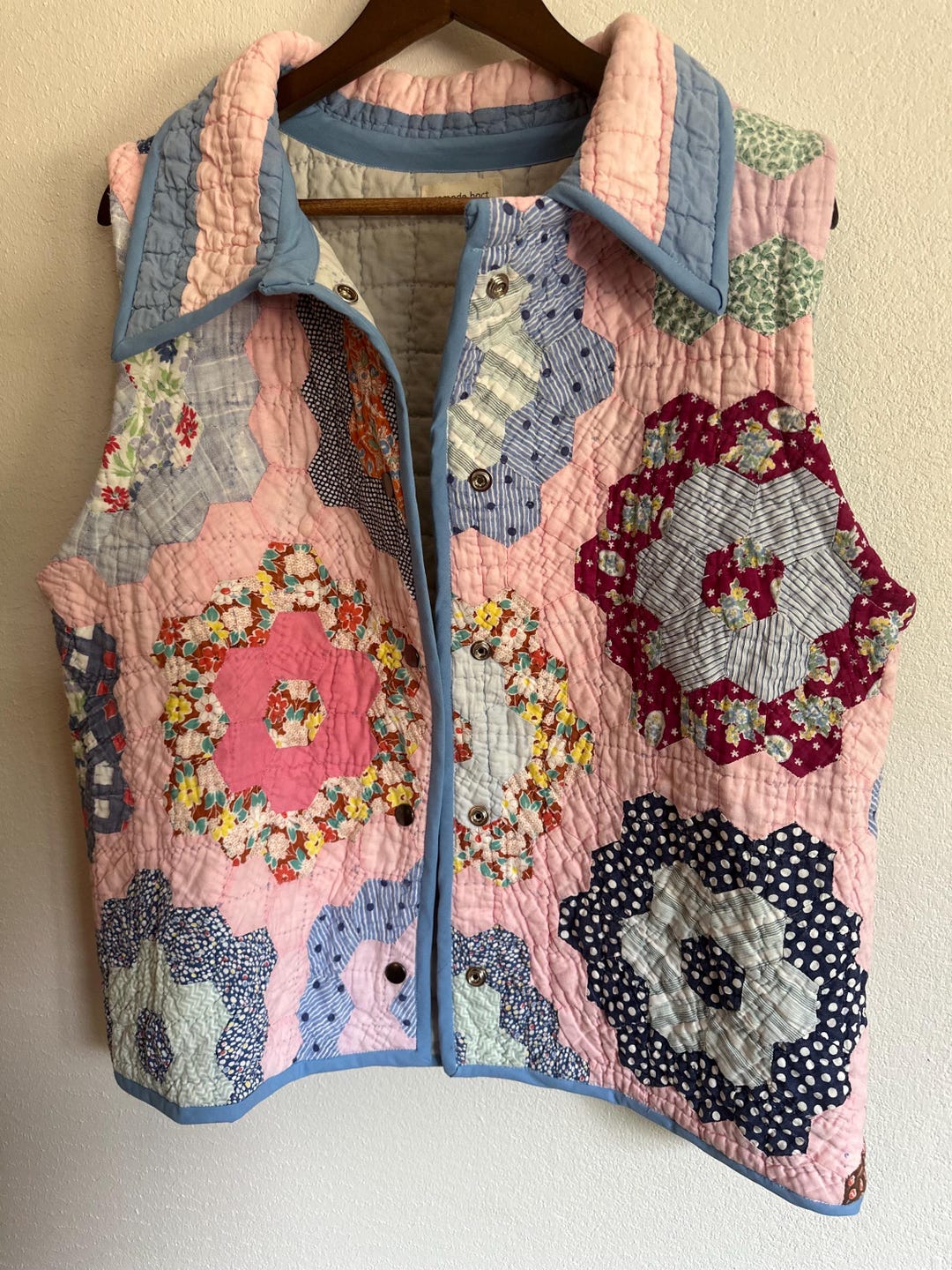 Vintage Quilt Vest - Etsy
