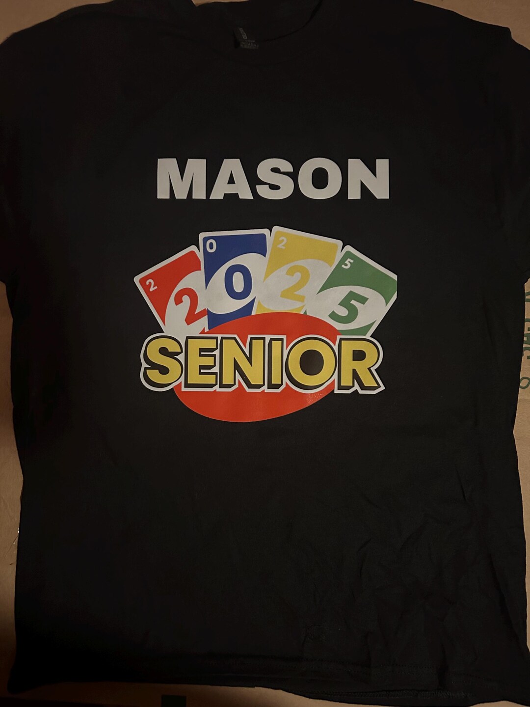 Custom Senior Shirts, Uno, Personalized for the Senior in Your Life - Etsy
