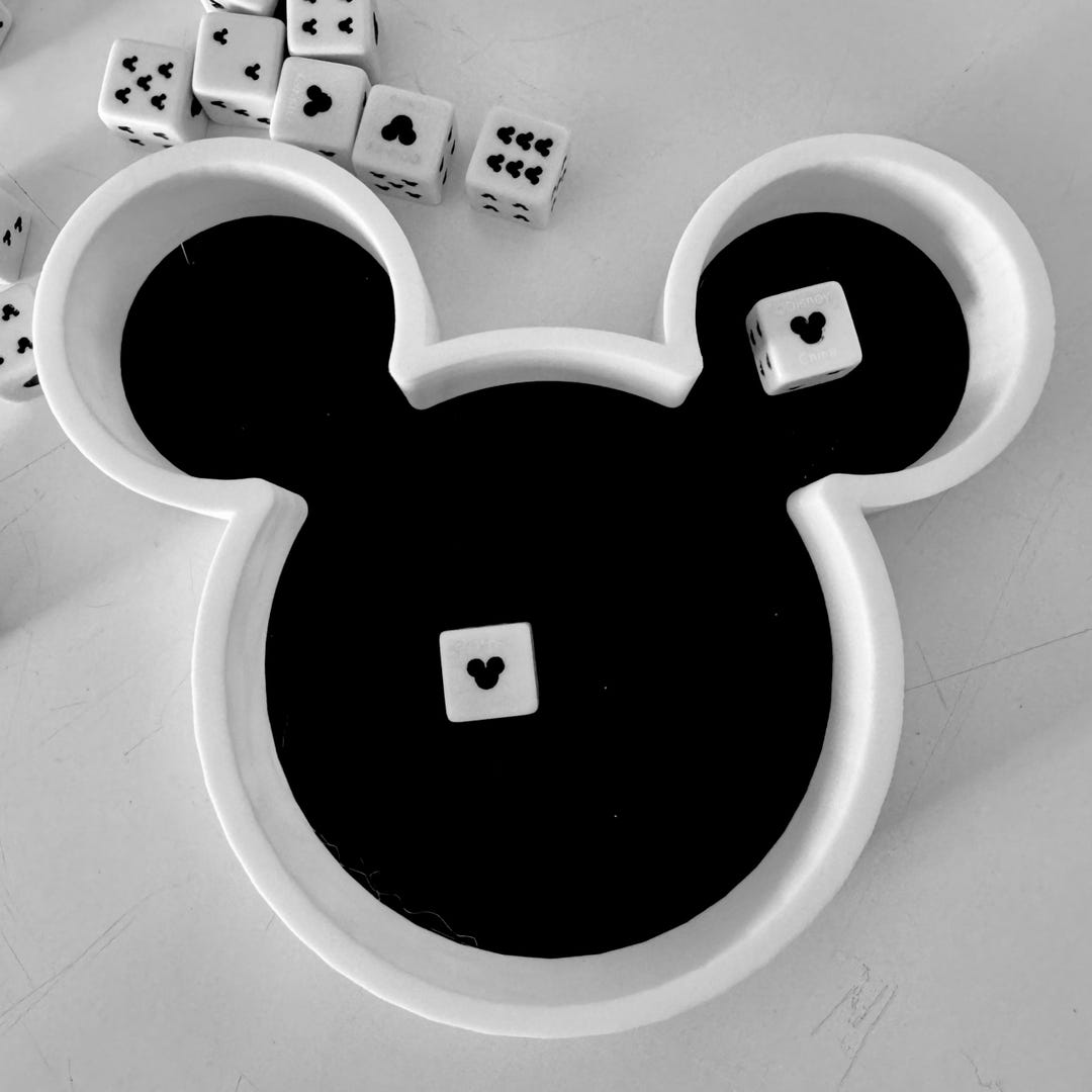 Mickey Mouse Icon Shaped Tray | Candy/jewelry/dice/change - Etsy